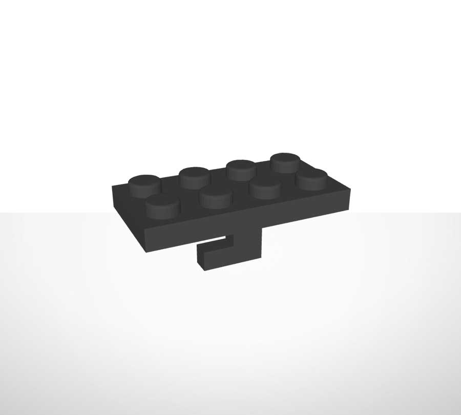 Ophæng til LEGO produkter - IKEA SKÅDIS | Din3DPrinter – din3dprinter.dk
